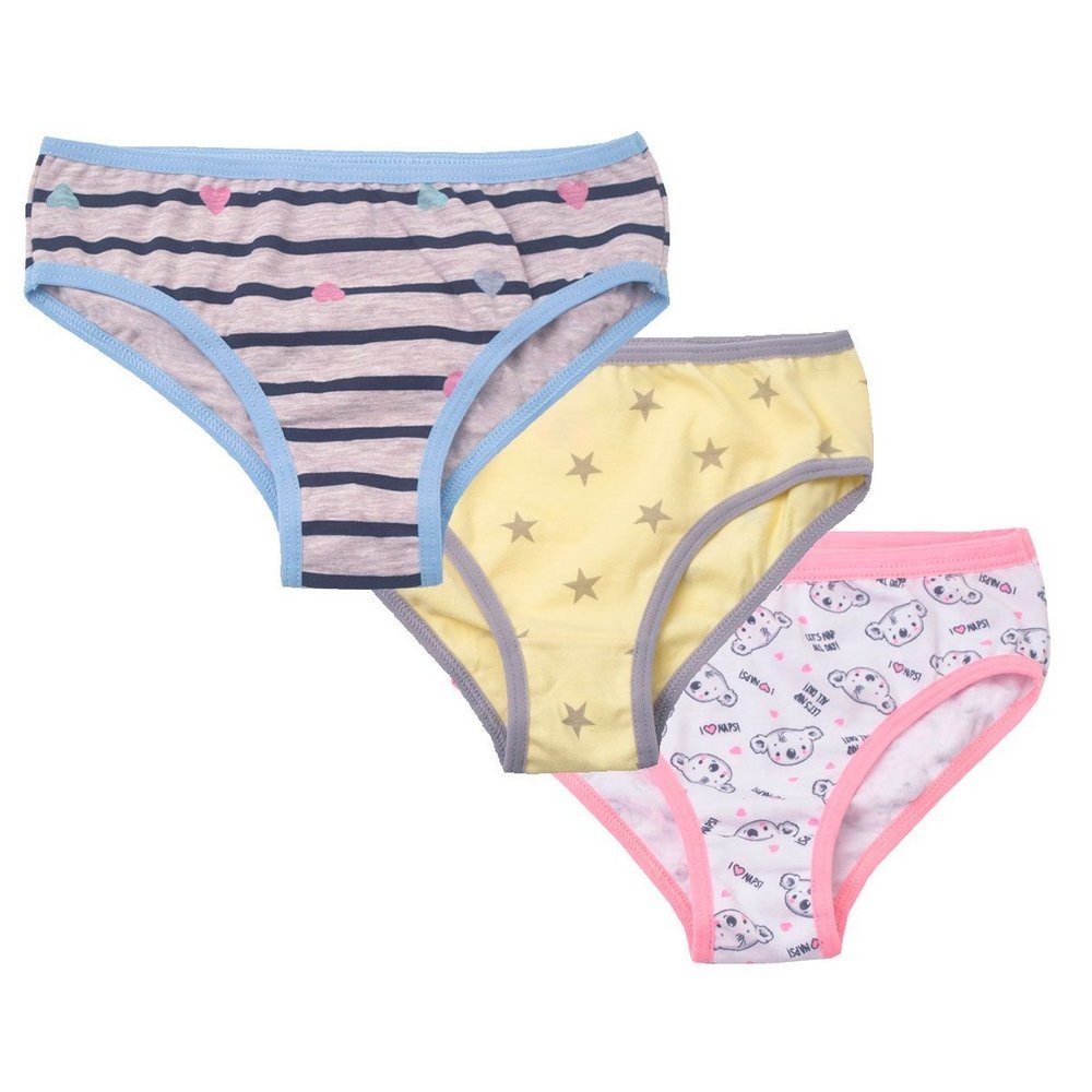 Kit com 3 Calcinhas Infantil Estampada - Dudalui Moda Infantil