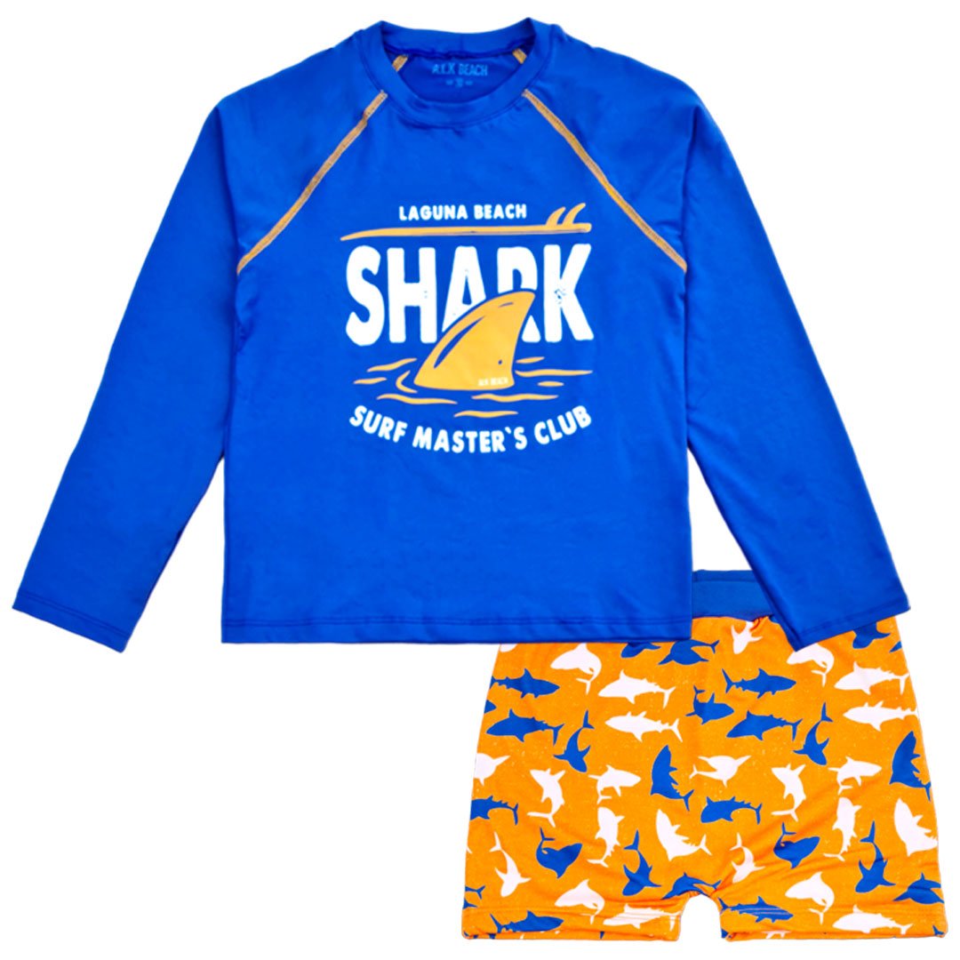 Conjunto Praia Infantil Menino Shark Royal